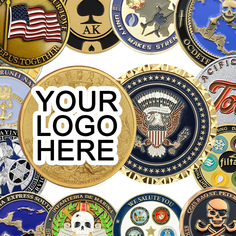 Personalized-Custom-Your-Own-Logo-Challenge-Coins-Manufacturer-3D-Zinc ...
