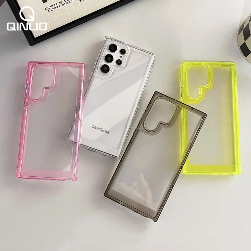 Luxury-Shockproof-Transparent-Case-For-Samsung-S22-Ultra-S21-Plus-Ultra ...