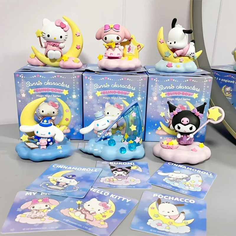 Sanrio-Magic-Night-series-Melody-Cinnamoroll-Pochacco-Kuromi-figura-de ...