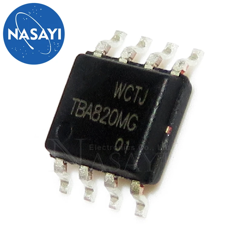 Tba820m tba820 sop-8, 5 unidades/lote