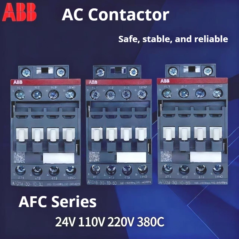 ABB AC Contactor AFC Series 09/12/16/30/38/40/52/65-30 - 10/01/11, 24V ...