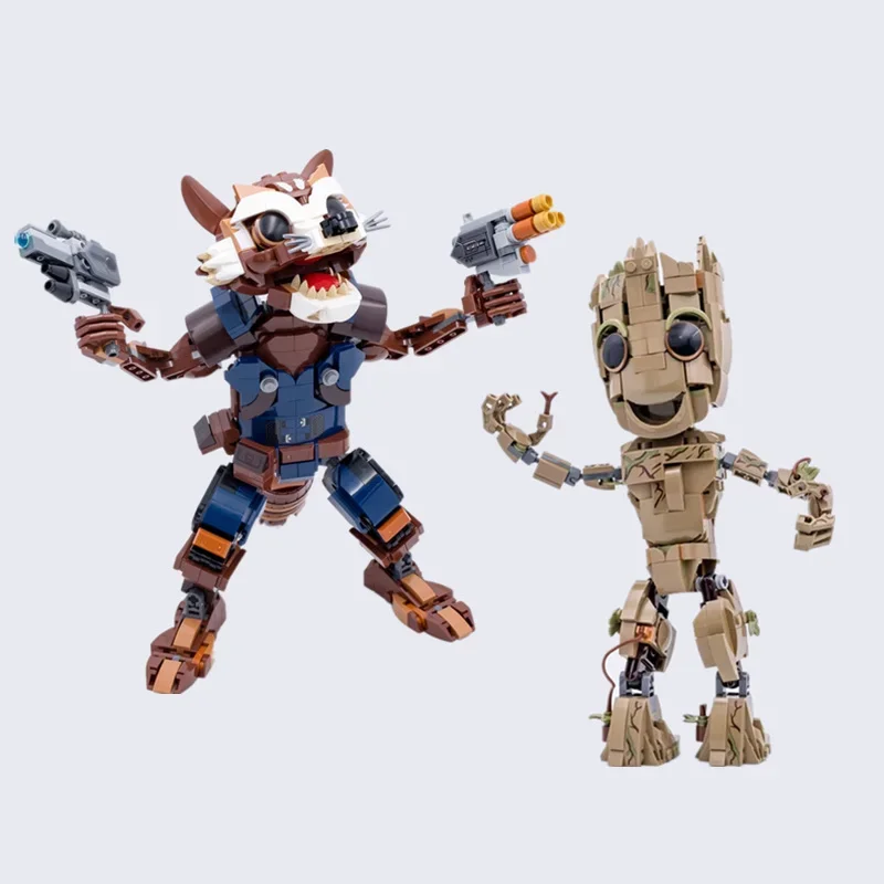 Miniso-Marvel-Rocket-Raccoon-I-AM-Groot-Guardians-Galaxy-SUPERHEROES ...
