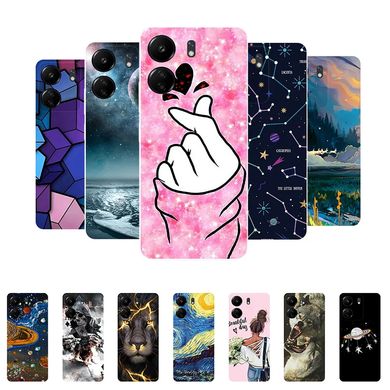 Case For Poco C65 Cover C 65 Soft Silicone Cute Back Case Covers for ...