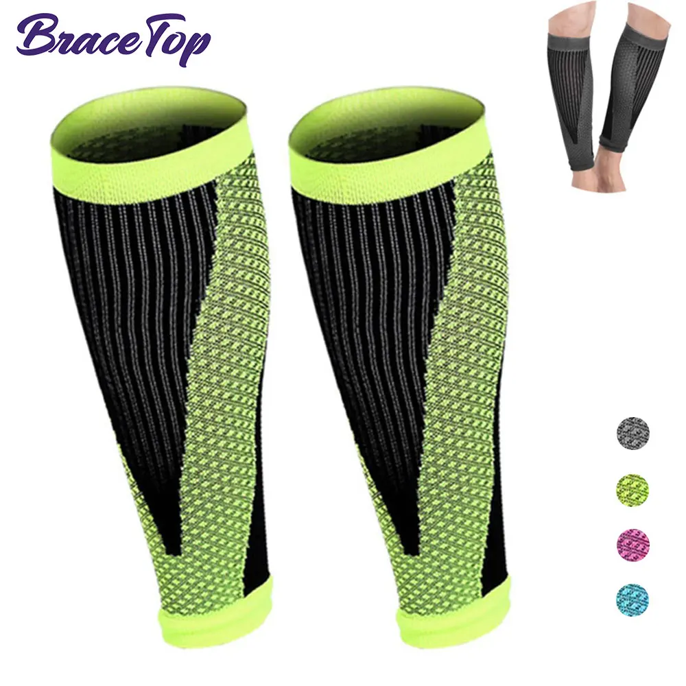 1 Pair Leg Calf Sleeves, Football Shin Guard Protector Soccer Anti ...