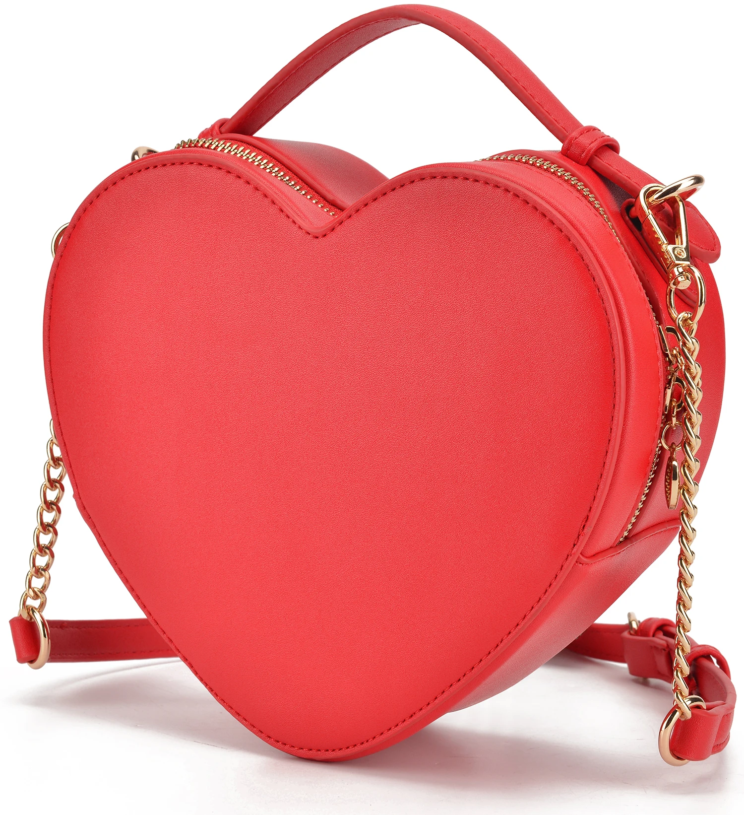 Heart-Shape-Satchel-Crossbody-Purse-for-women-Zip-Around-Shoulder-Bag ...