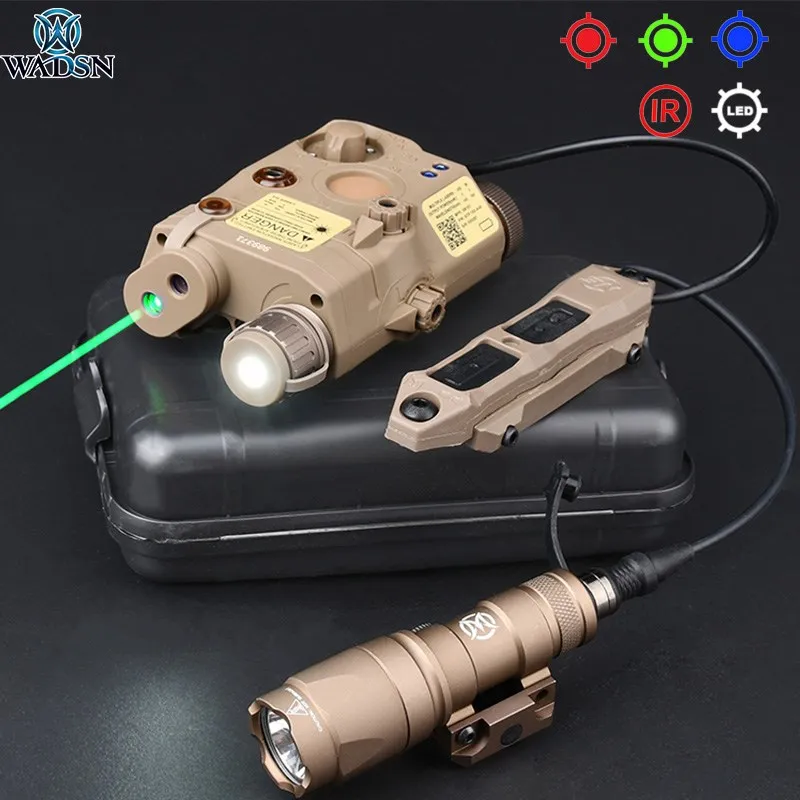Tactical-Airsoft-PEQ15-WADSN-M300-Weapon-Light-PEQ-15-Red-Green-Blue ...