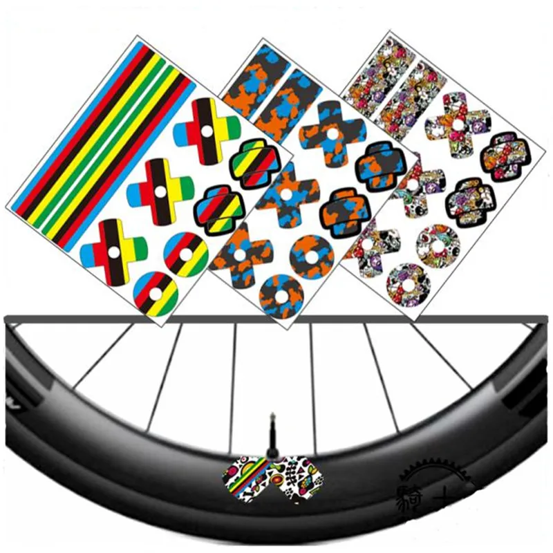 1Set-Bicycle-Decoration-Stickers-Front-Fork-Tube-Caps-Cover-Road-MTB ...