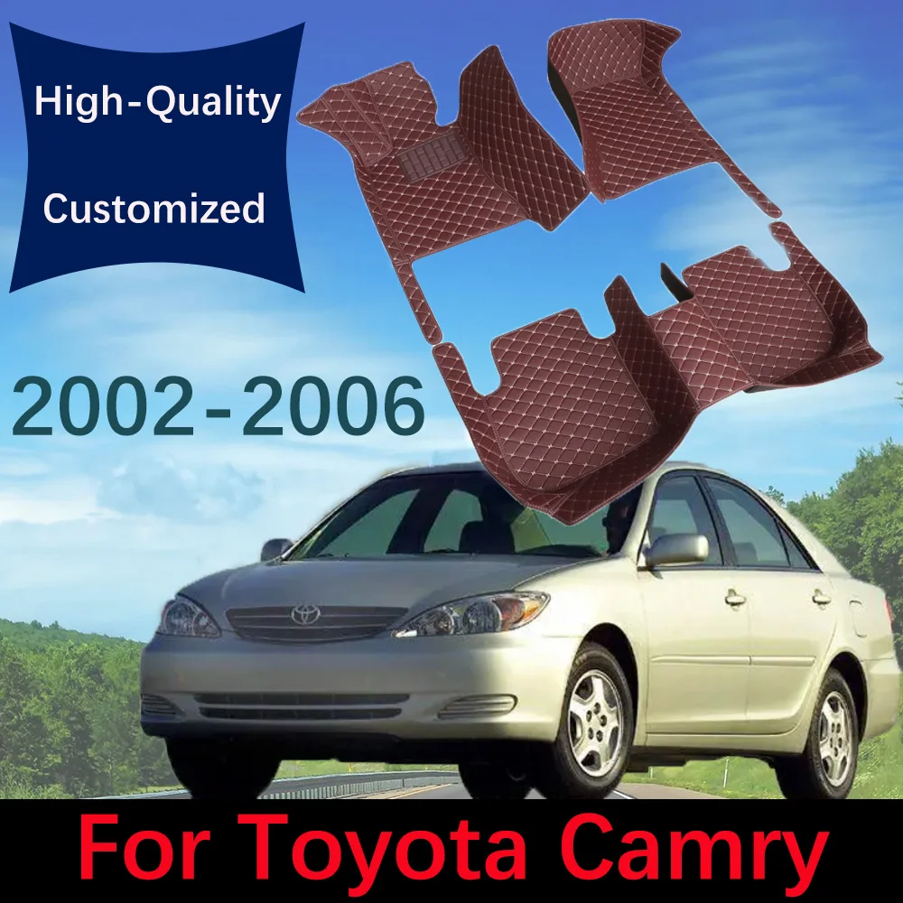 Custom-Leather-Car-Floor-Mats-For-Toyota-Camry-Altis-XV30-2002-2003 ...