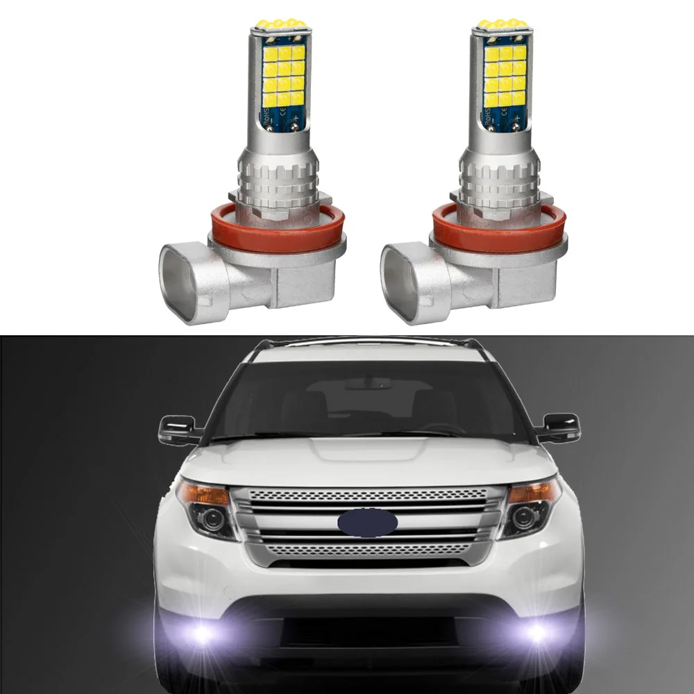 2Pcs For Ford Explorer 2011 2012 2013 2014 2015 LED Fog Lamp Bulbs ...