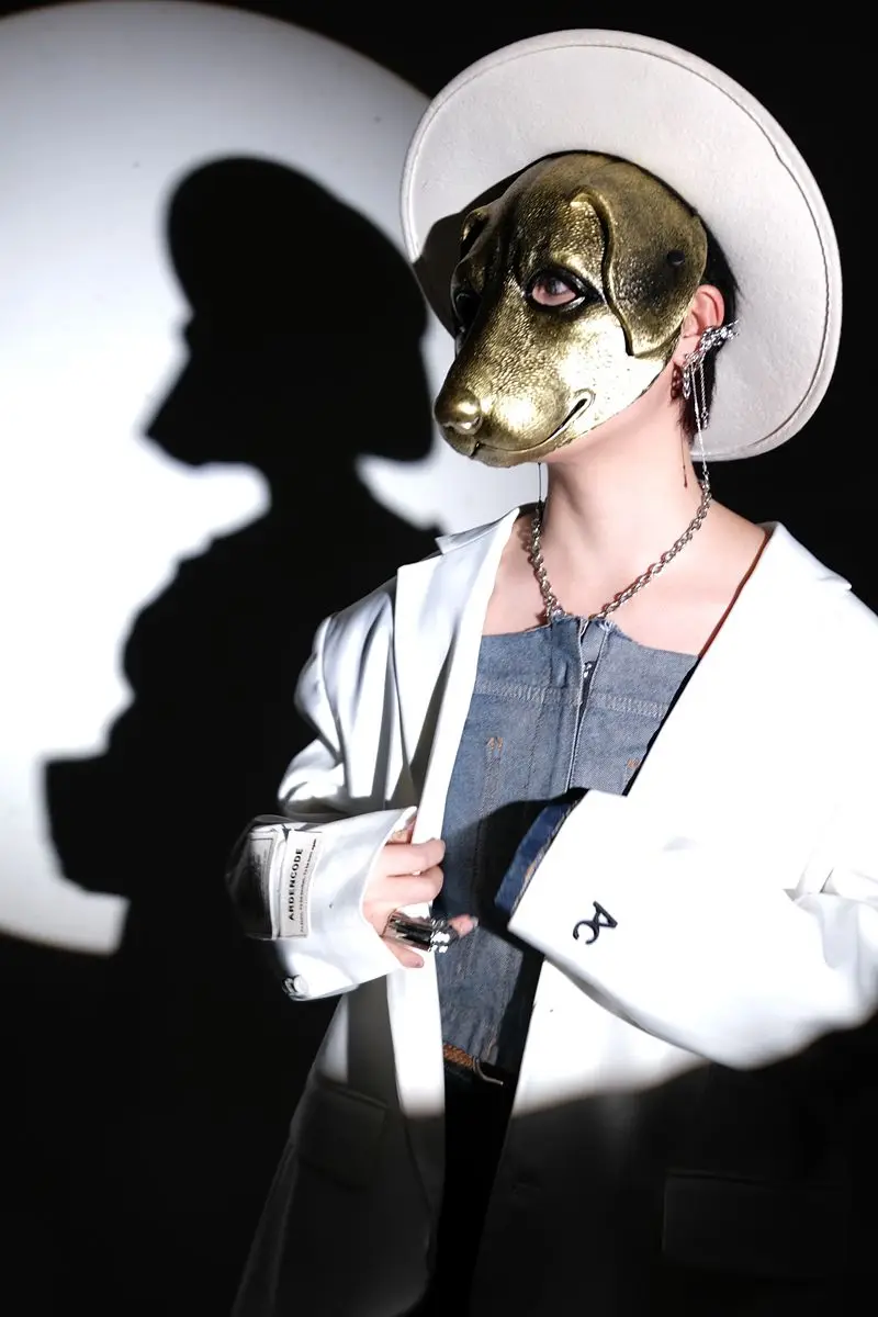 Half Dog Half Human Face