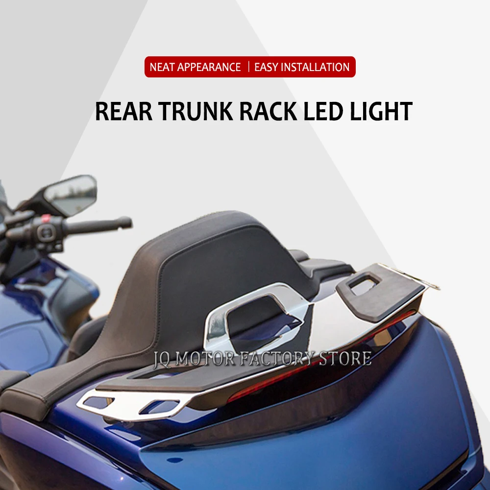 NEW-Motorcycle-Rear-Trunk-Luggage-Rack-LED-Light-For-Honda-Goldwing ...