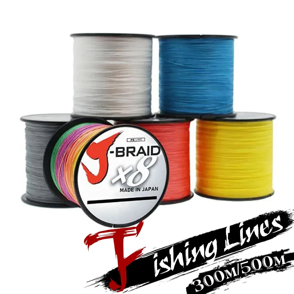 4-8-Strands-J-Braid-Fishing-Line-300m-500m-Japan-PE-Braided-Line ...