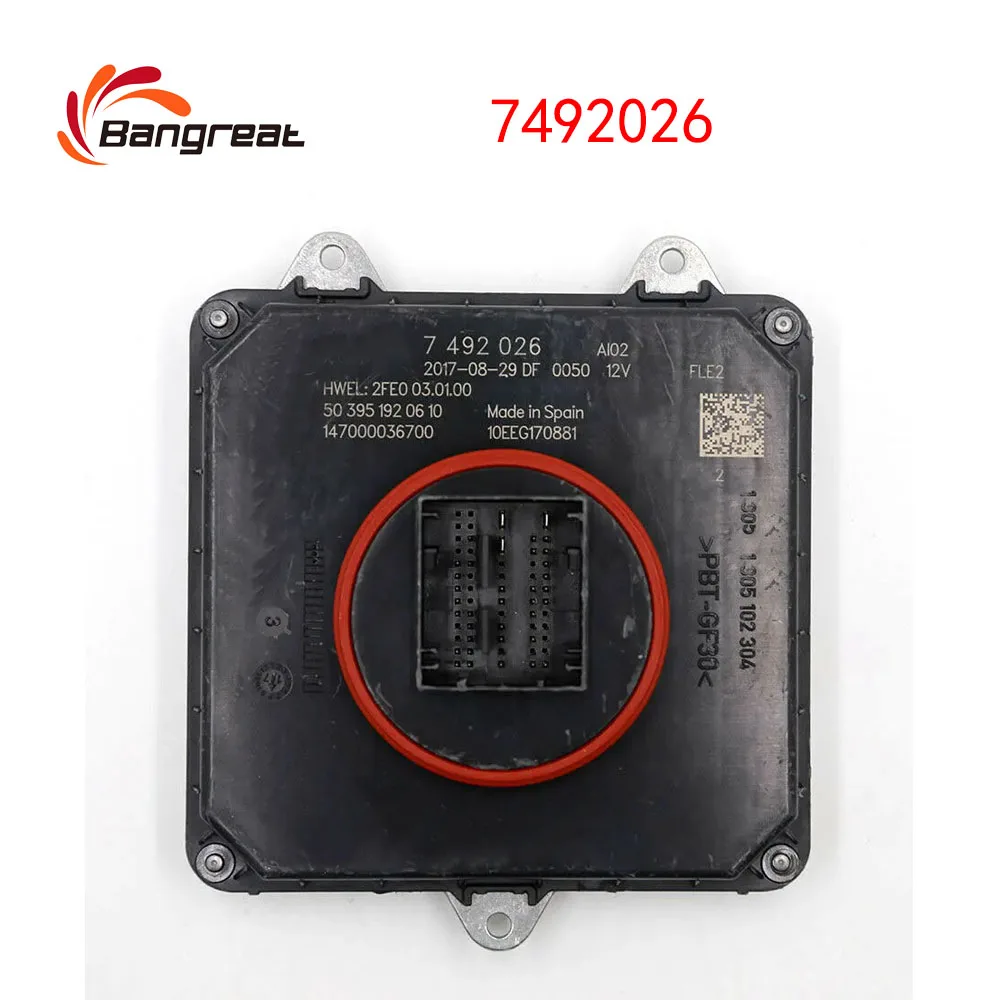 1PCS-7492026-LED-Headlight-Control-Unit-Module-Fit-for-2014-2018-BMW ...