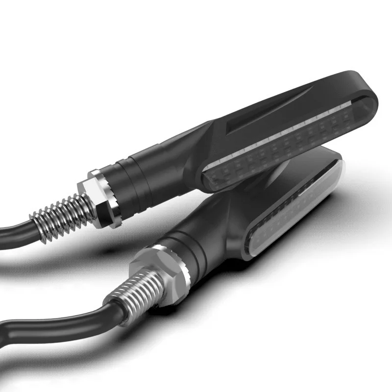 2PCS-Motorcycle-LED-Turn-Signal-Light-Universal-DRL-Amber-Flowing ...