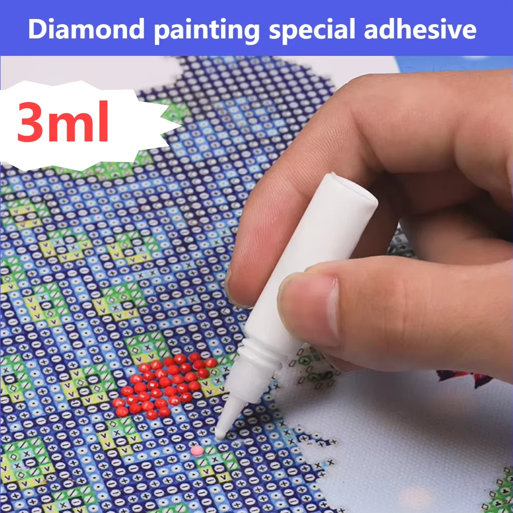 3ml Bottled Diamond Painting Glue Drill Sticky Tool for DIY Handcraft ...