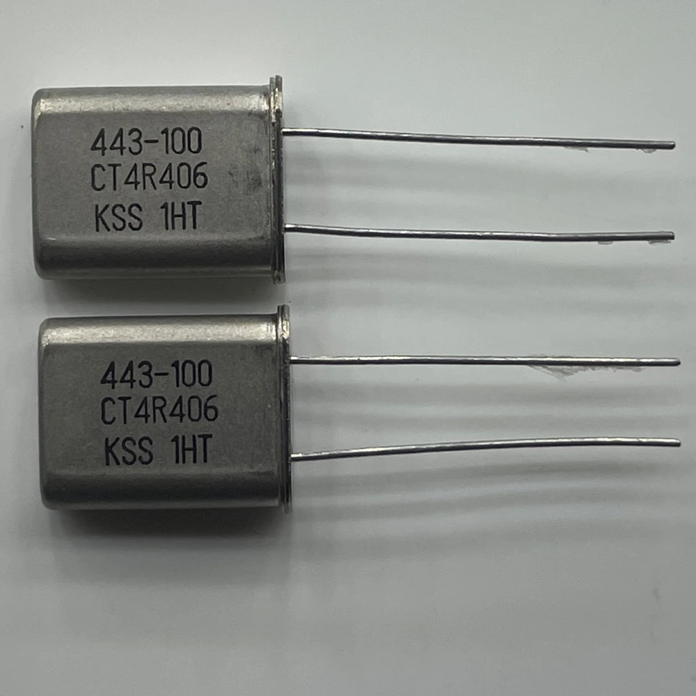 50pcs/quartz crystal HC-49U 4.433619MHZ in-line passive crystal 4.433M ...