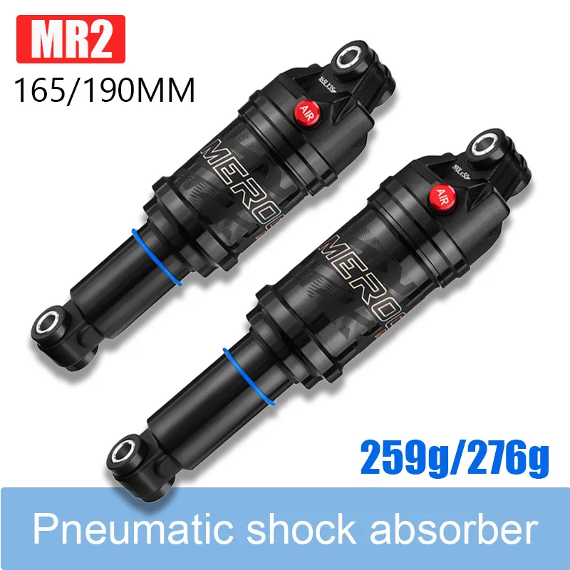 MEROCA-MR2-MTB-Bicycle-Rear-Shock-Absorber-165-190mm-air-pressure-shock ...