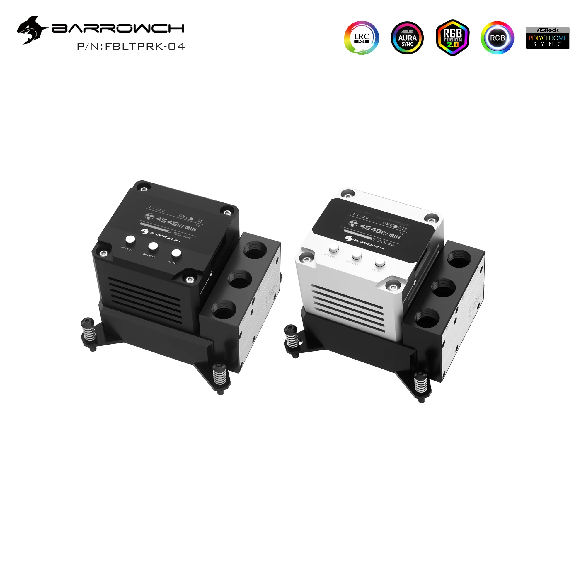 Barrow Pom Cpu Block Pump Reservoir Box One-piece,water Cooling ...