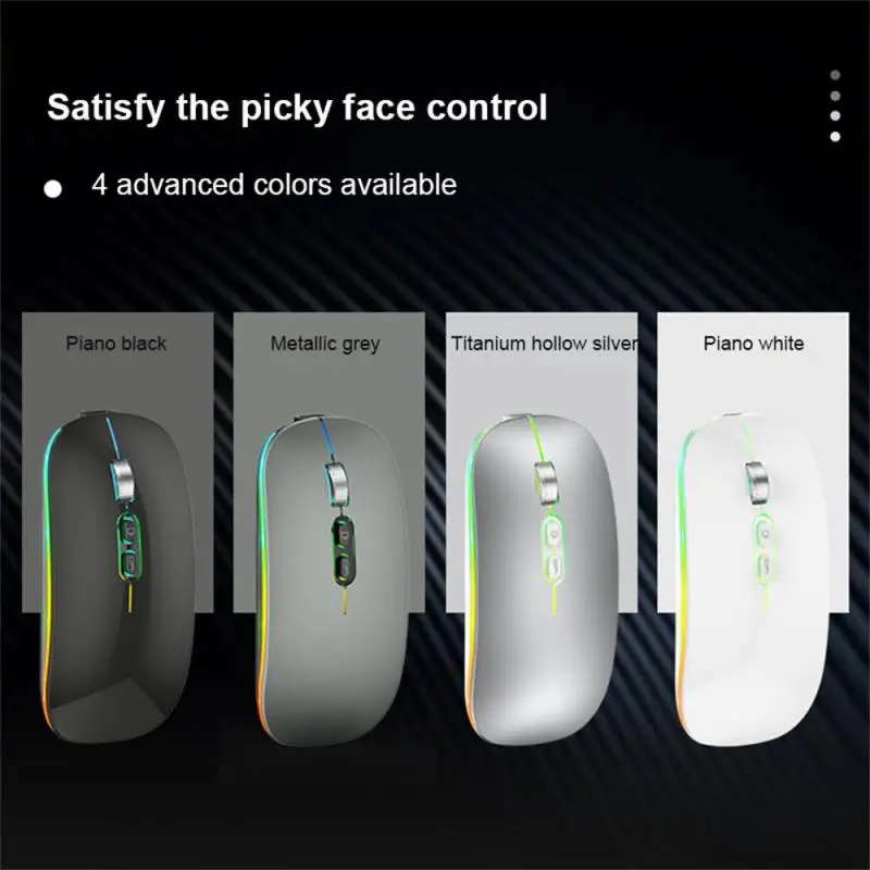 Wireless-Single-Mode-Mouse-Ultra-Thin-Portable-Notebook-Office-Home ...