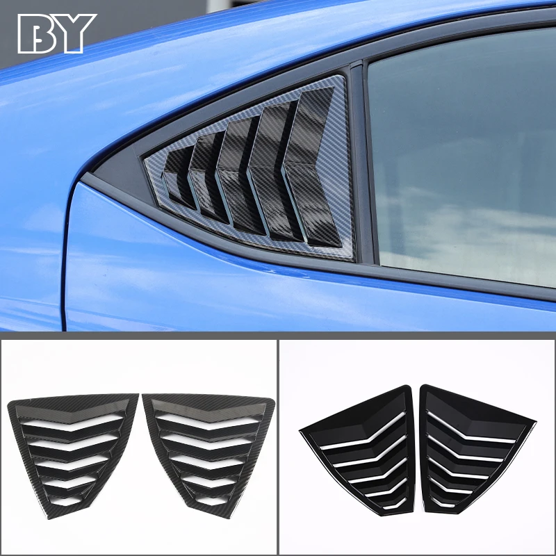 Car-Rear-Window-Blinds-Rear-Triangular-Shutter-Louvers-Vent-Car ...
