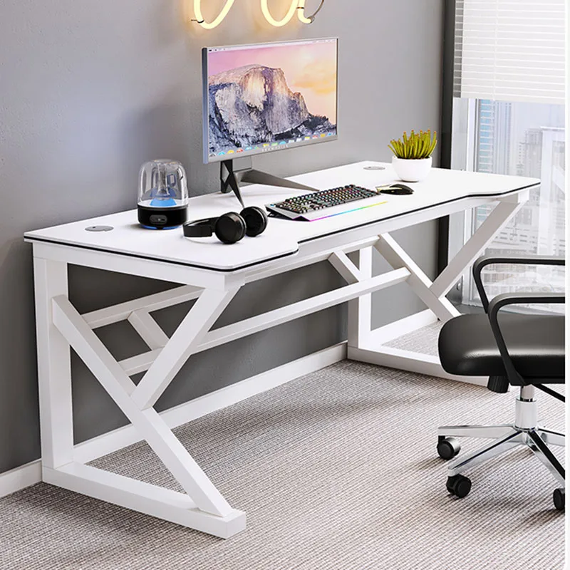 Study Corner Computer Desk Bedroom Monitor Stand Gaming Auxiliary ...