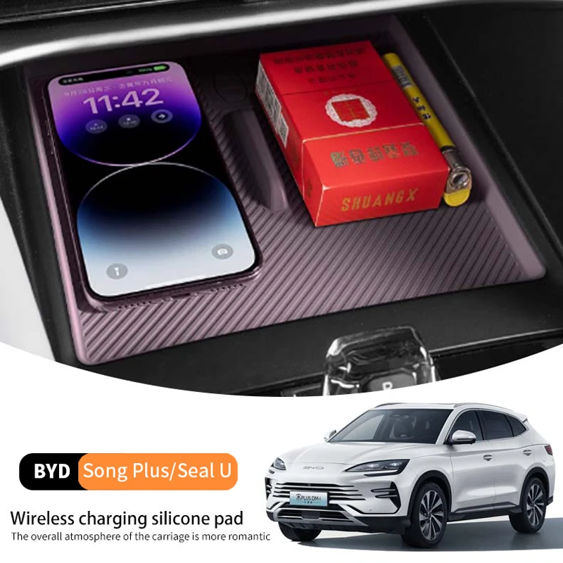 For Byd Song Plus Seal u 2023-2025 Car Dashboard Wireless Charger Mat ...