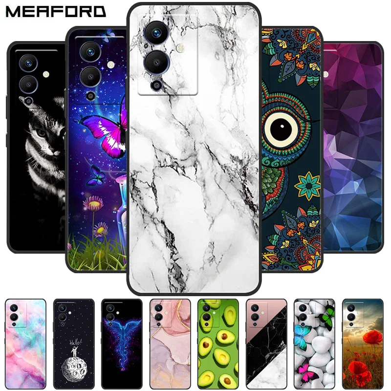 For Infinix Note 12i Case Marble Soft Silicone Phone Cover for Infinix ...