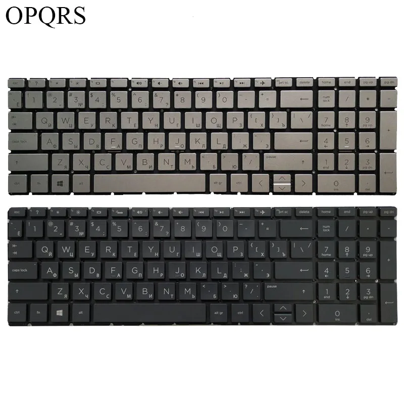 Teclado de ordenador portátil ruso para HP Pavilion 15 DA 15 DB TPN C135 250 G7 255 G7 15S DU 15 ...