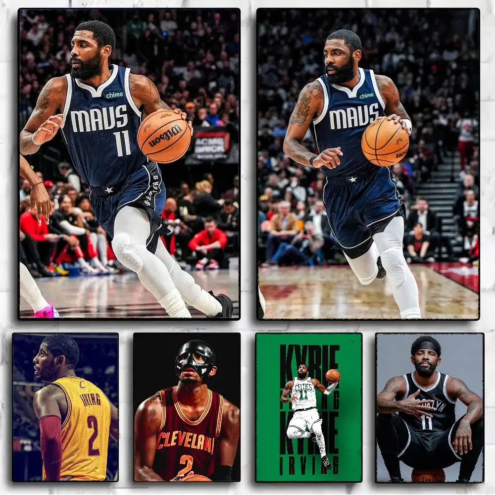 Basketball Player K-Kyrie I-Irving Good Quality Prints And Posters ...