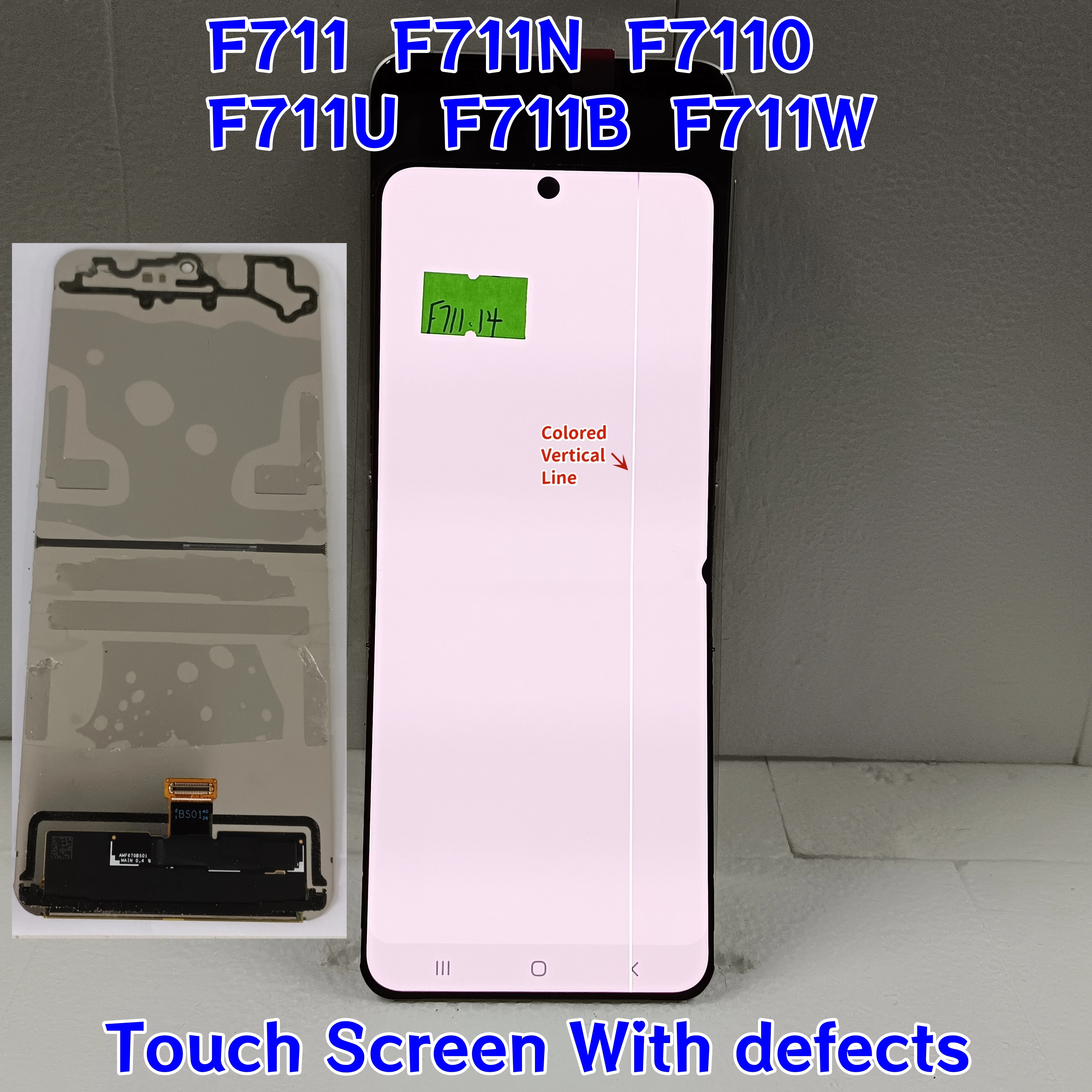 AMOLED-Defect-LCD-For-Samsung-Z-Flip-3-5G-LCD-F711-Display-Touch-Screen ...