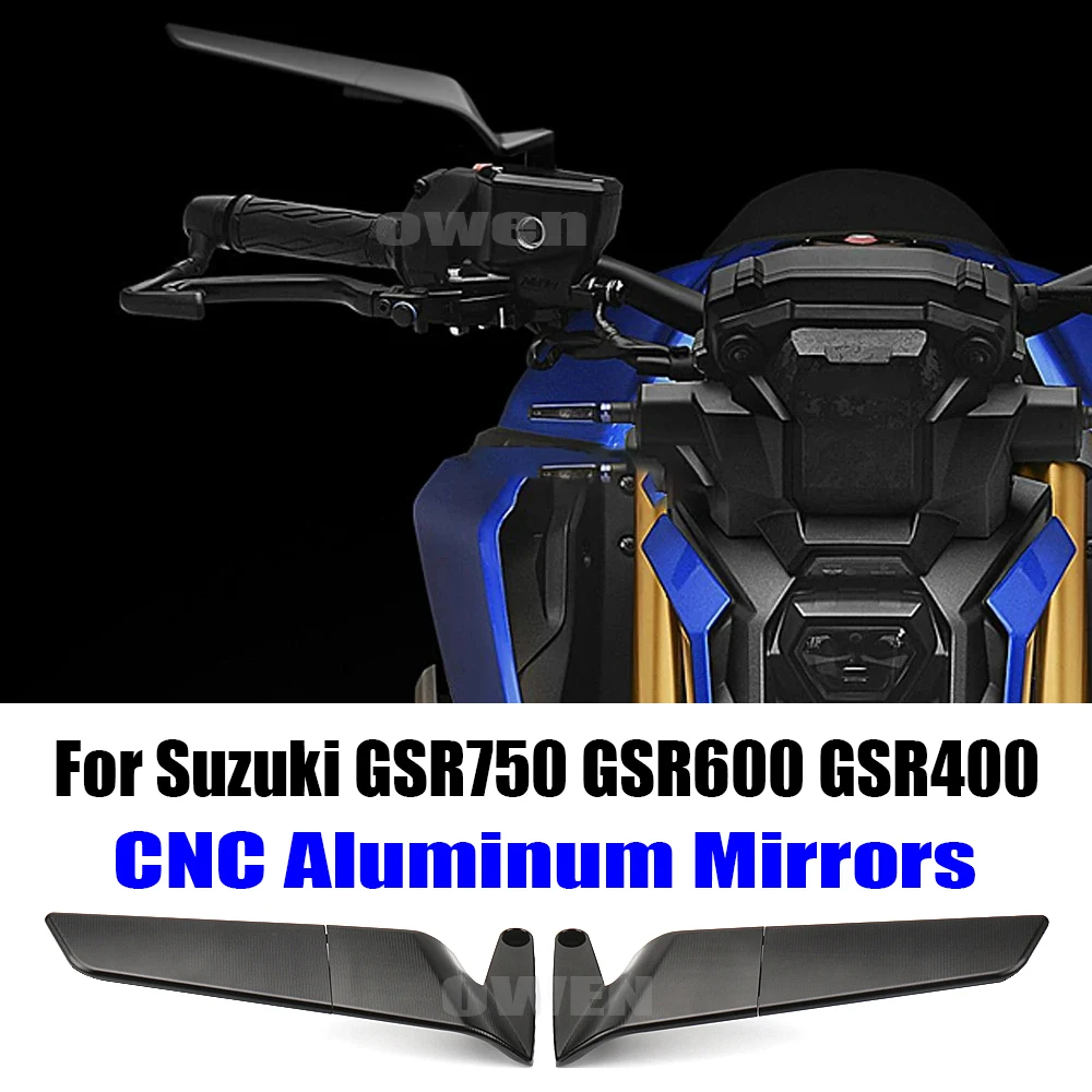 Motorcycle-Mirrors-For-Suzuki-GSR750-GSR600-GSR400-Stealth-Winglets ...