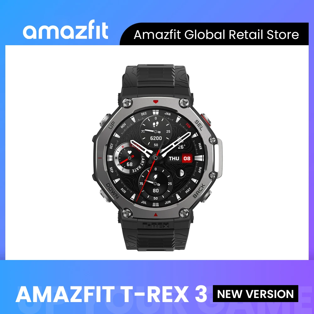 [World Premiere] Amazfit T-Rex 3 Outdoor Smartwatch 48mm 170+ Sport ...