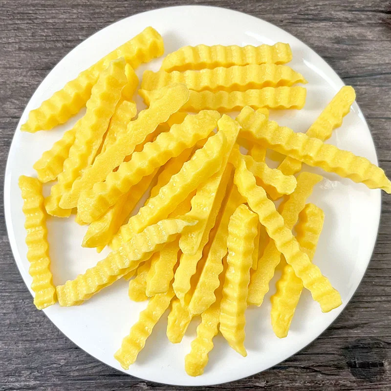 Simulation Fries Model Artificial Food Kids Game Props Wolf Tooth Fries ...