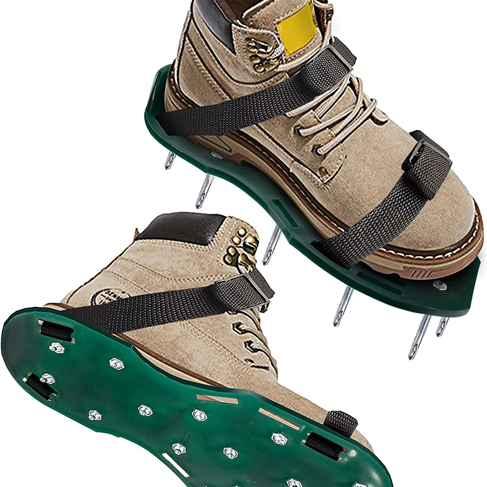 Lawn Shoes for Grass with Adjustable Hook and Loop Straps, Manual ...