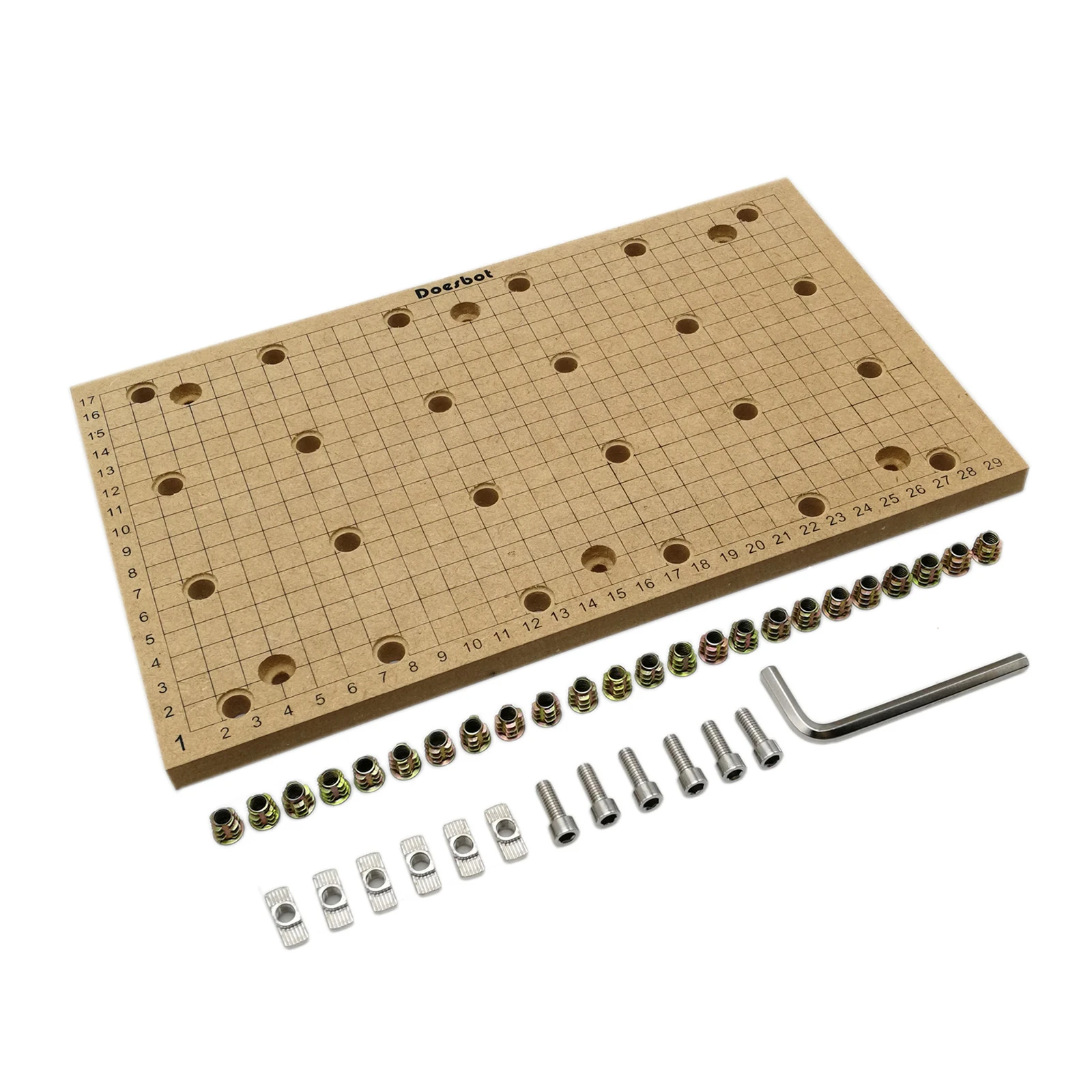 Doesbot CNC MDF GRID Spoilboard for 3018 CNC Router Machine, 300 x 180 ...