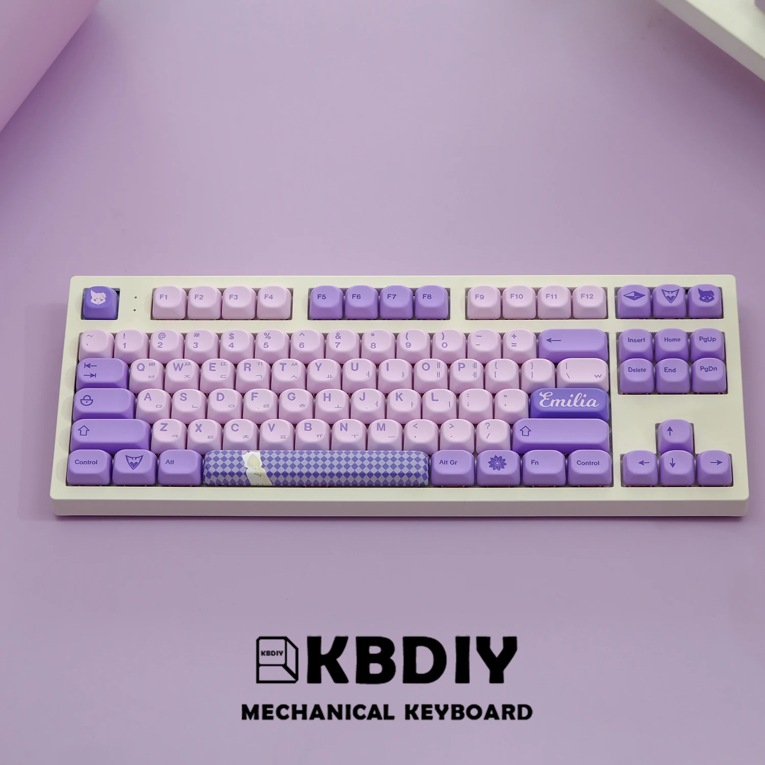 KBDiy-134-Keys-Set-KOA-Profile-GMK-Keycap-PBT-Korean-GMK-Frost-Witch ...