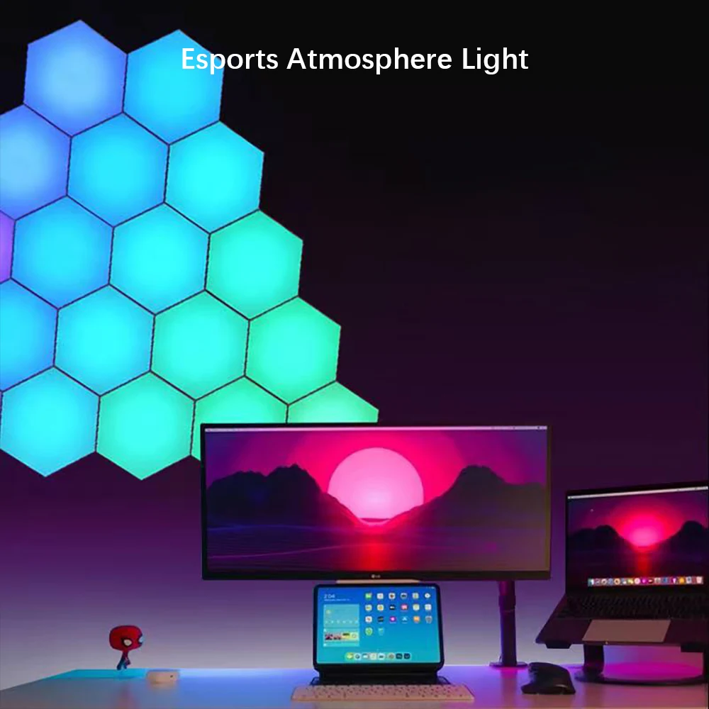 LED-Smart-Light-Panels-Electronic-Sports-Atmosphere-Lamp-Intelligent ...
