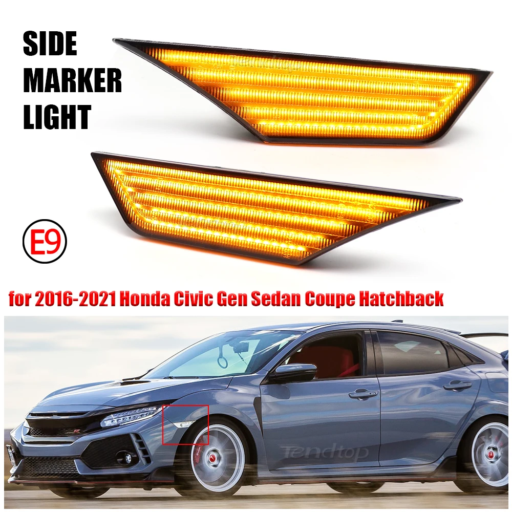 Honda Civic Side Markers Sequential LED Side Marker Lights For 2016 ...