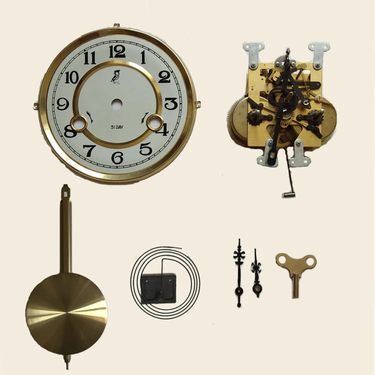 Vintage Mechanical Clock Accessories Retro Mechanical Wall Clock Swing ...