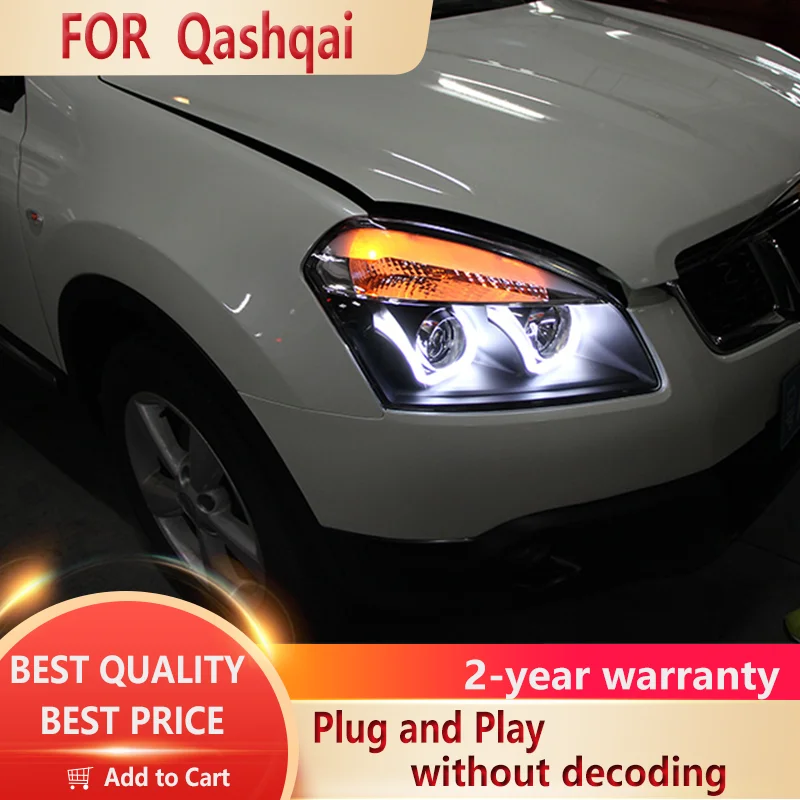 Car-Styling-for-Nissan-Dualis-Headlight-2008-2015-Qashqai-LED-Head-Lamp ...