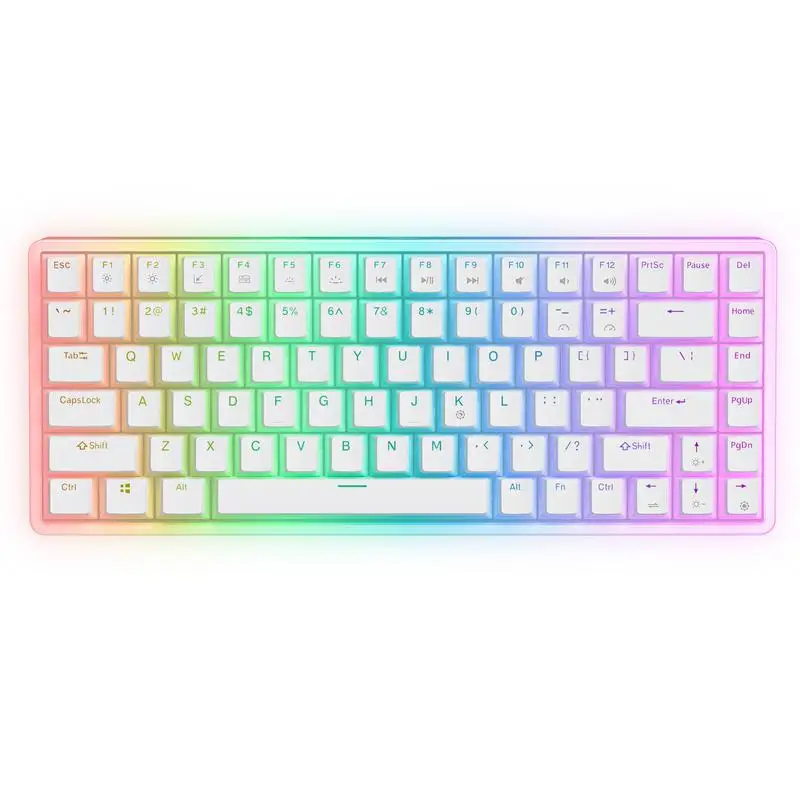 Mechanical-Keyboards-84-Keys-LED-Backlit-Computer-Keyboard-Durable ...