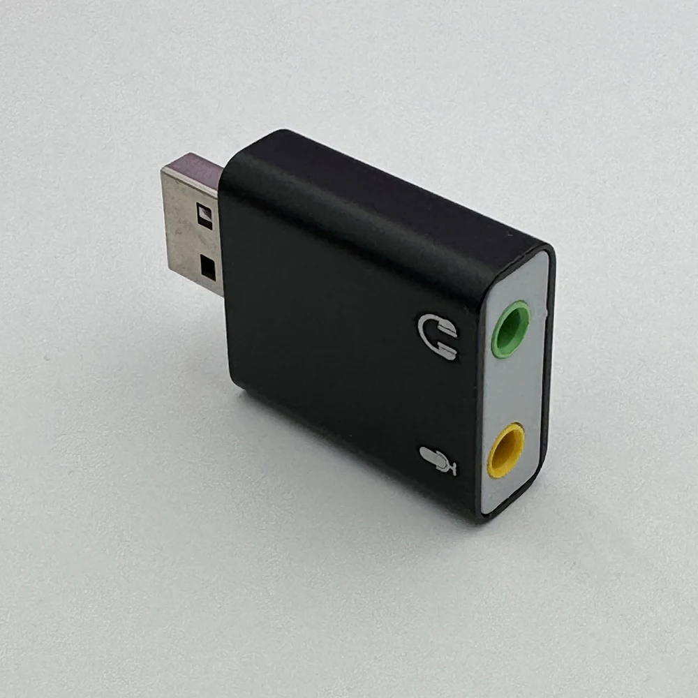 External USB Audio Sound Card USB To Jack 3.5mm Converter Headphone ...