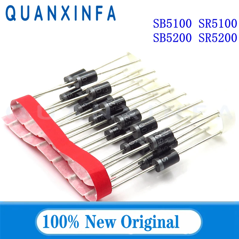 50PCS-SR5100-SB5100-5A100V-SR5200-SB5200-5A-200V-Schottky-diodes.jpg