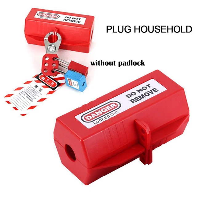 Plastic Tag Out Device Safety Tools Electrical Plug Lockout, 50% OFF