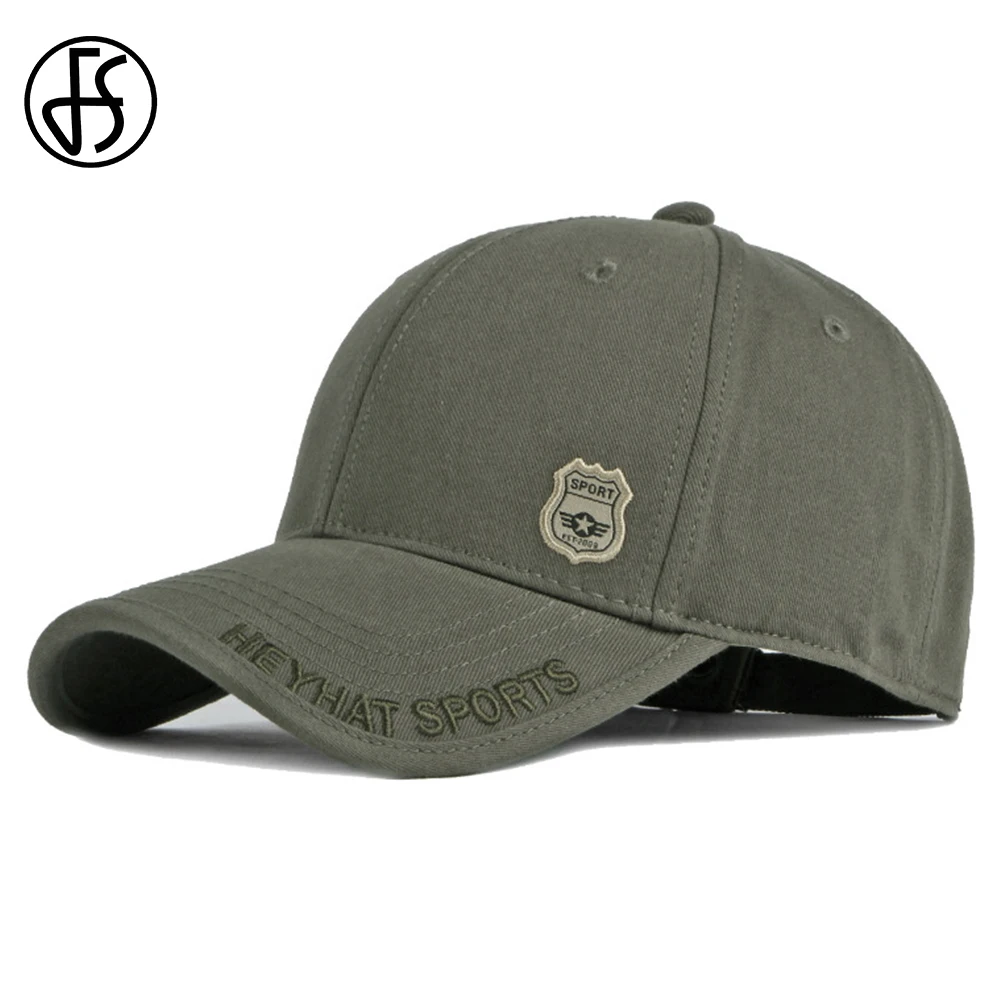 FS-Mature-Army-Green-Baseball-Caps-For-Men-Women-Vintage-Cap-High ...