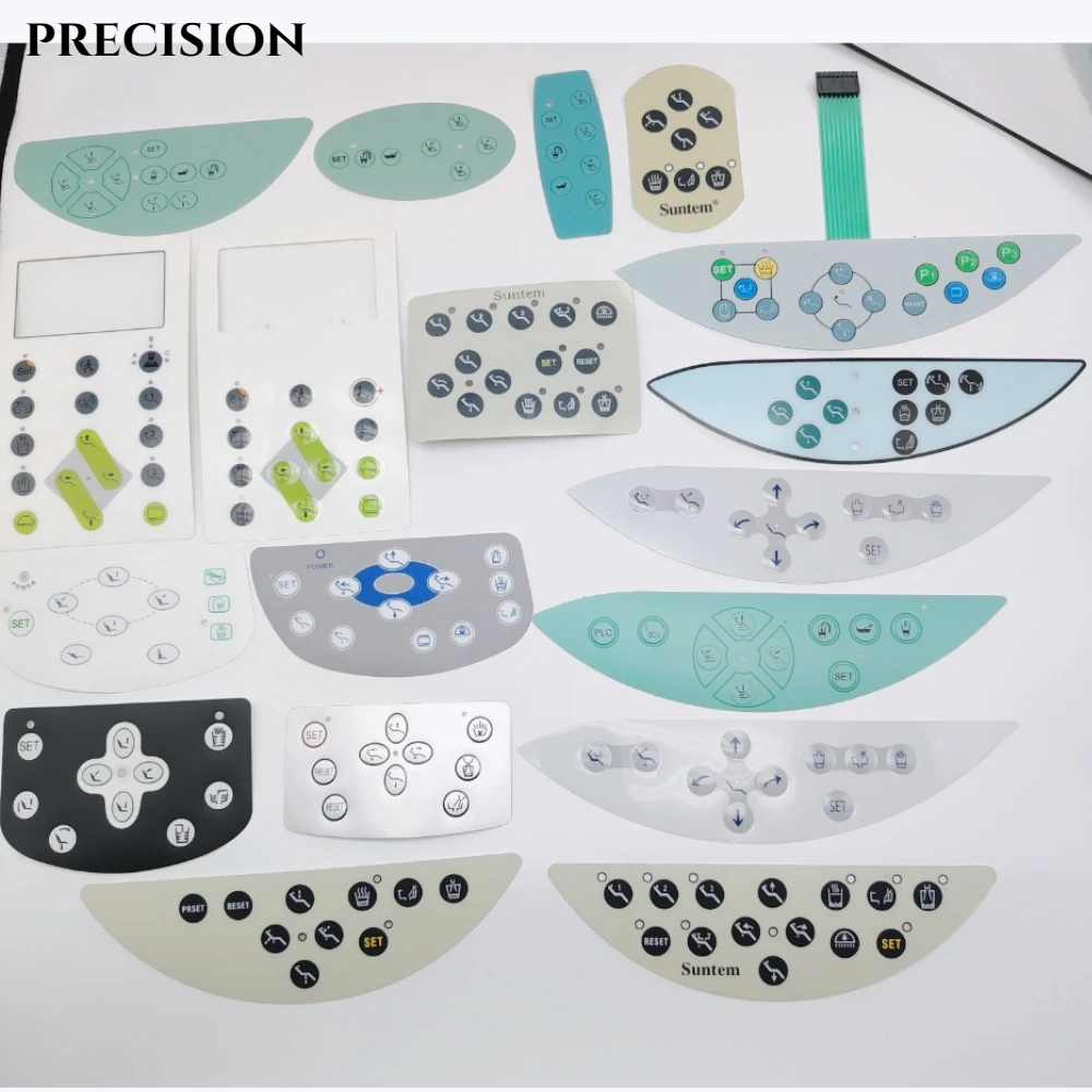 1pcs Dental Chair Main Control Button Film Control Panel Stickers PVC ...