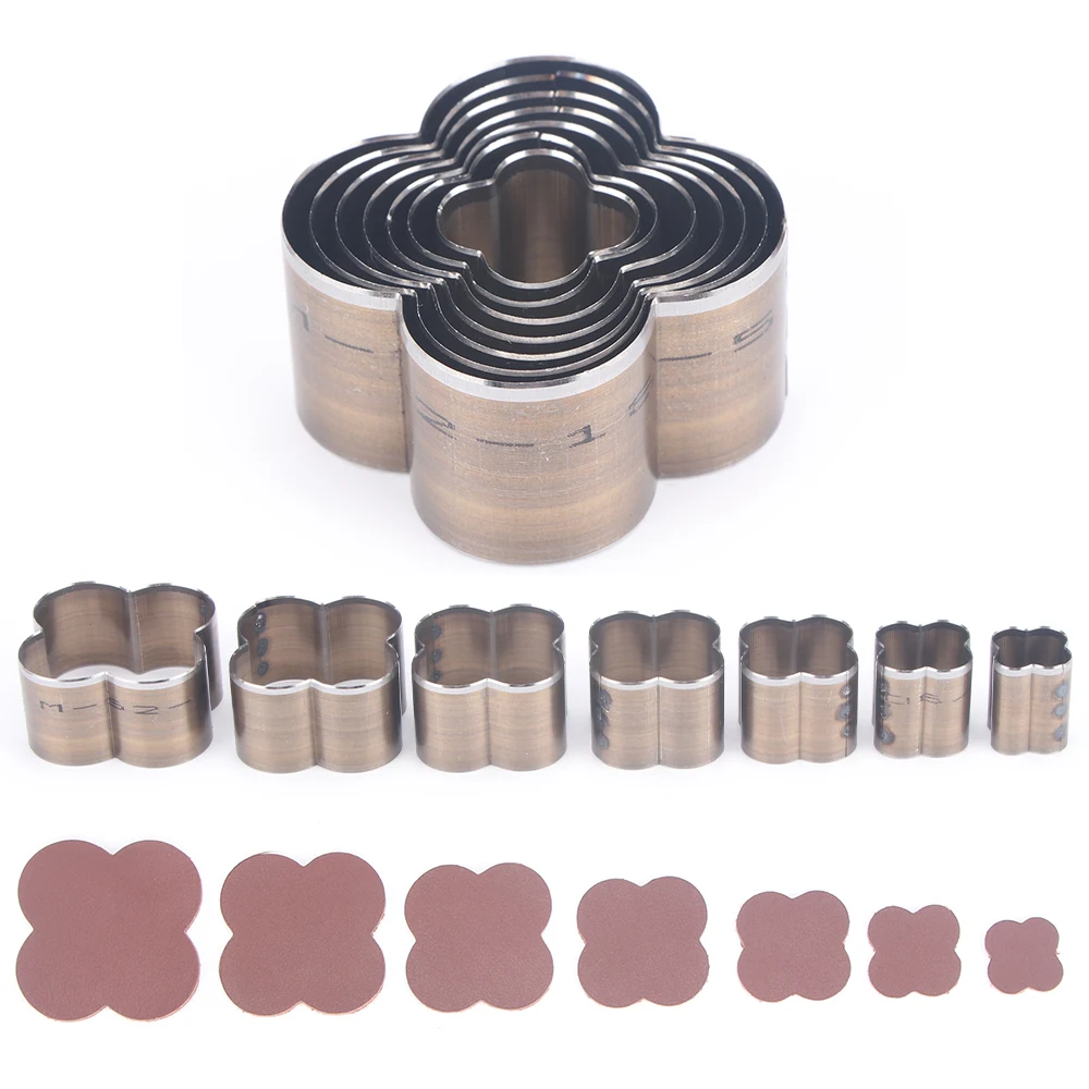 7PCS-Leather-Craft-Flower-Shape-Mold-Leather-Cutter-Mold-Template ...