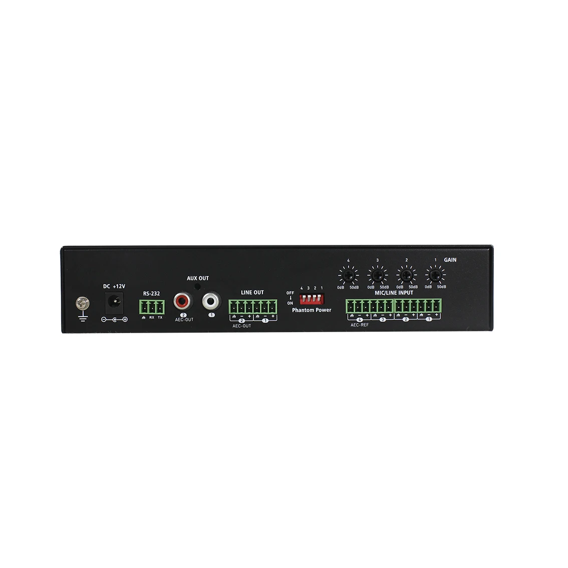 2025 4 in 2 Out Automatic DSP Audio Processor with AFC/AEC/ANS/AGC/ANC ...