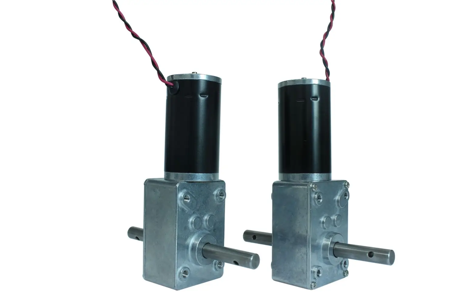 Bringsmart 12V Double Shaft DC Motor Worm Gear High Torque 70KG.CM 24 ...