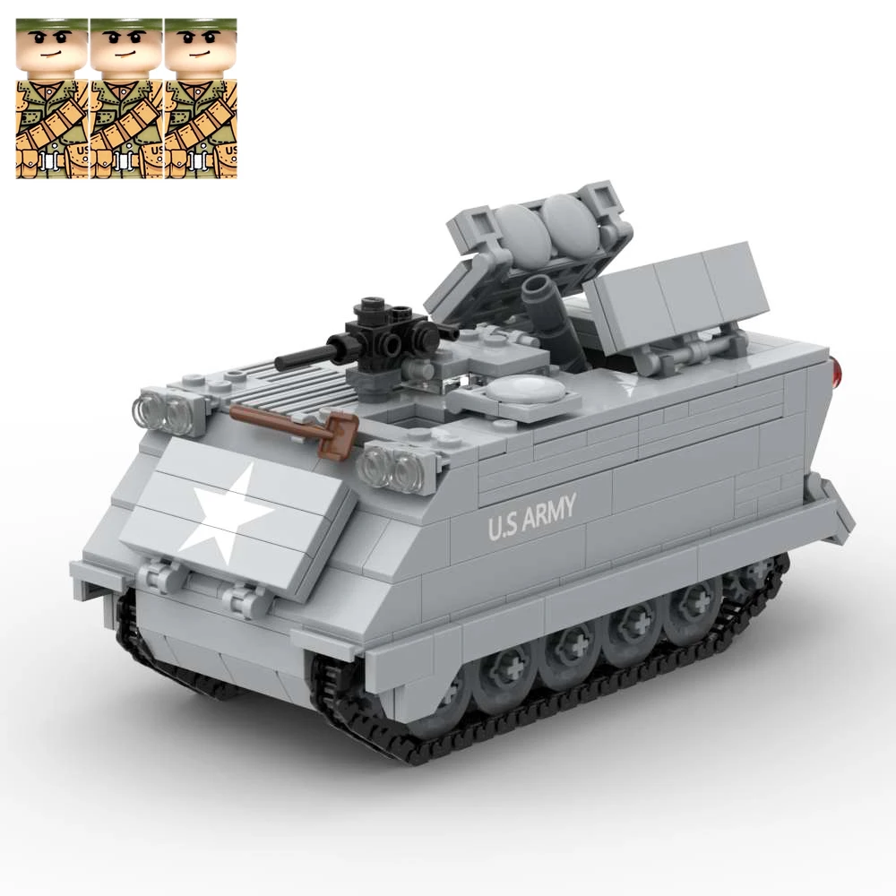 Military-Brick-Toys-M106-Mortar-Carrier-American-Self-Propelled ...